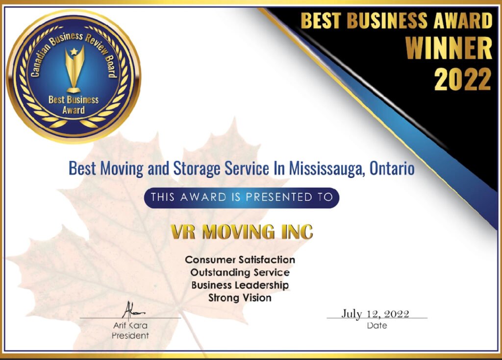 VR Moving - Best Professional Moving Service in Mississauga